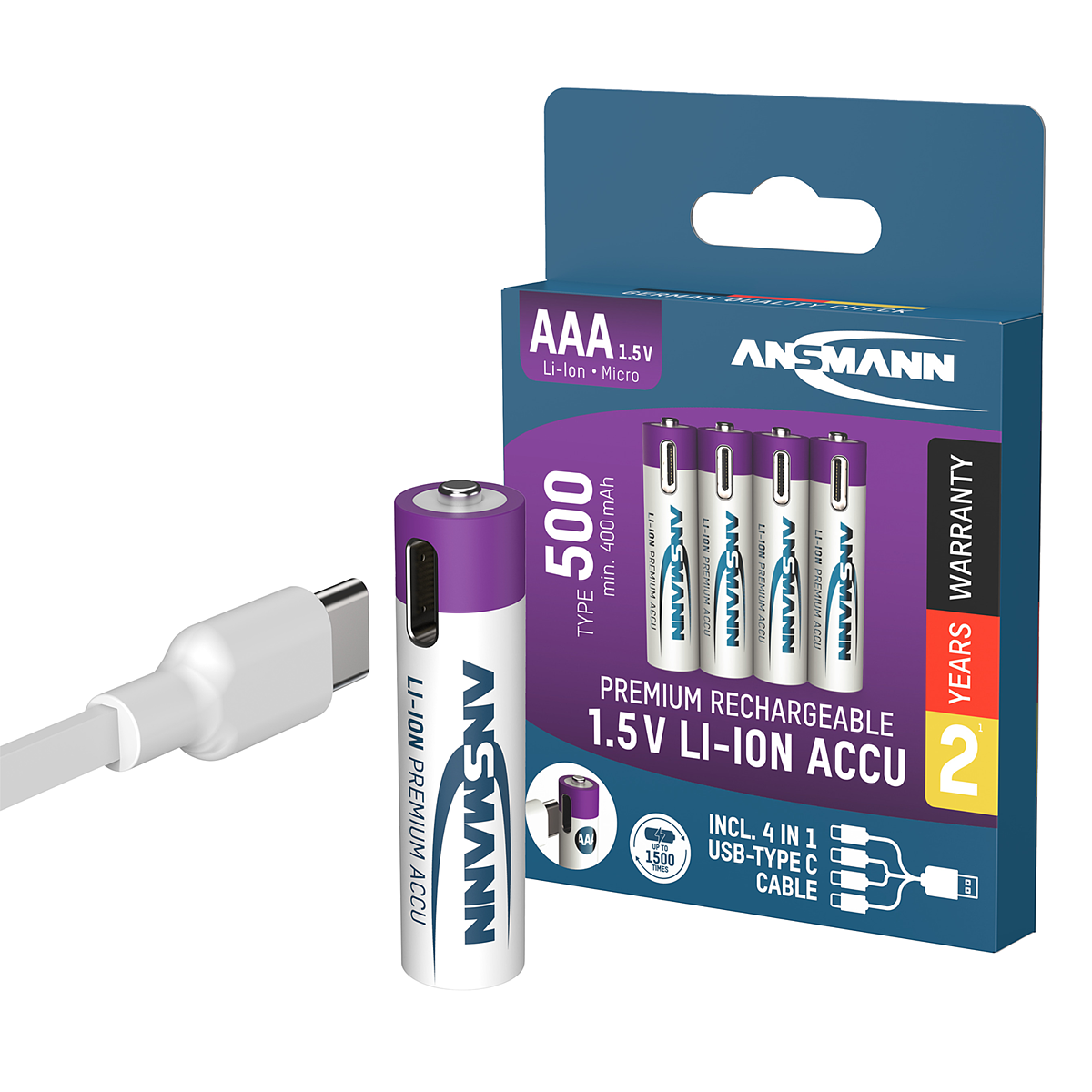 Li-Ion Akkus Micro AAA