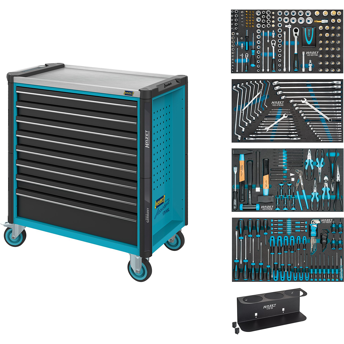 179NXL-8/317;WERKSTATTWAGEN MIT SORTIMENT